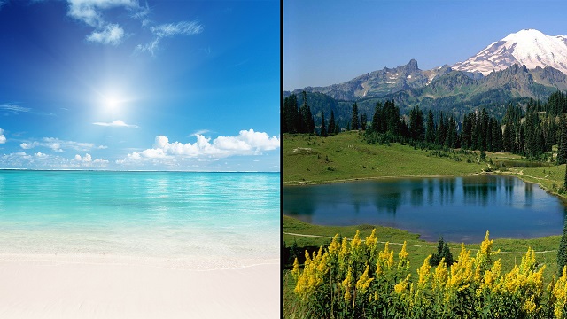 Beach, Mountains, or Best of Both Worlds? Which do you Prefer?